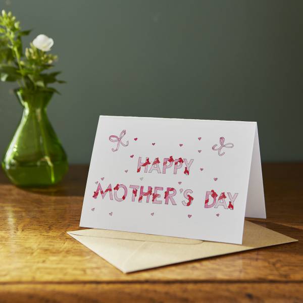 Bow Lettering Mother's Day Card | ThisIsNessie