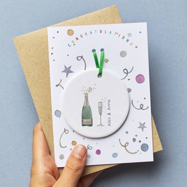 Celebration Card with Ceramic Keepsake Congratulations Card | This Is ...