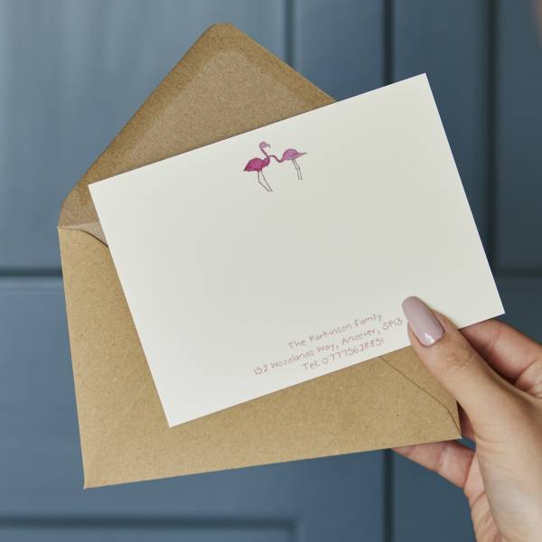 Flamingo Correspondence Cards | This Is Nessie