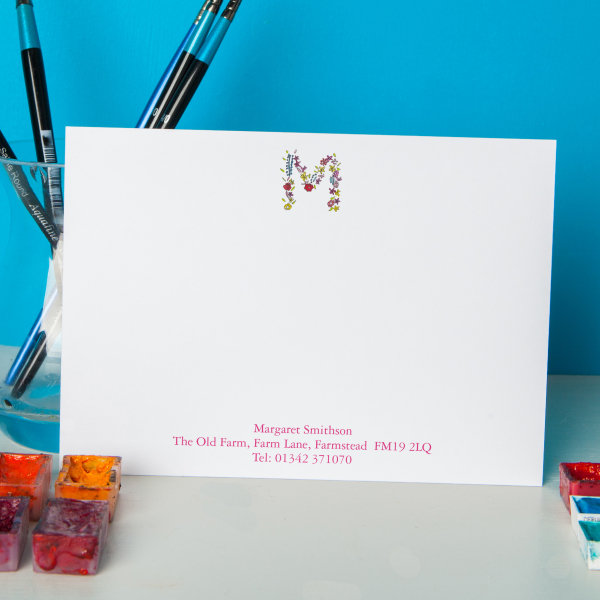 Floral Letter Correspondence Cards | This Is Nessie