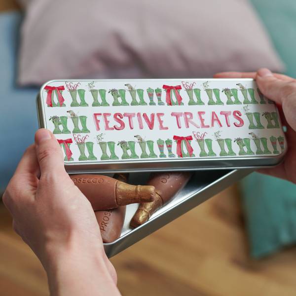 Festive Wellies Sweet Treat Tin | This Is Nessie