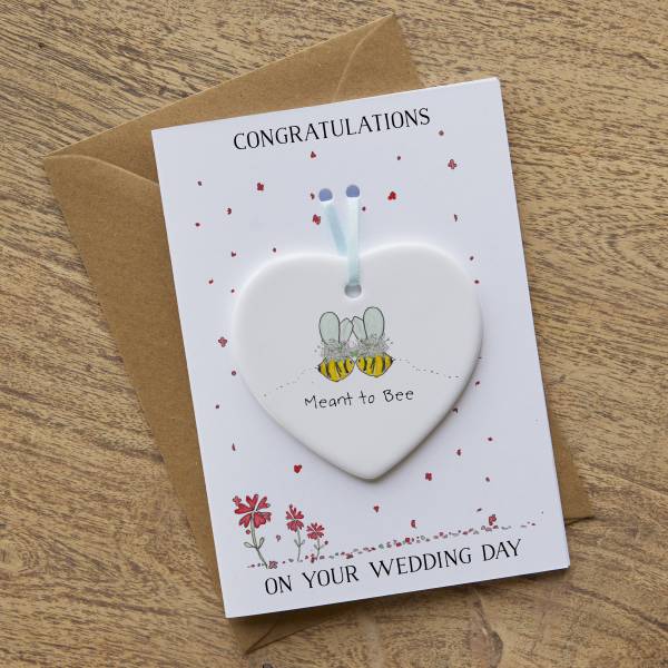 "Meant to Bee" Wedding Keepsake Card Wedding Card | This Is Nessie