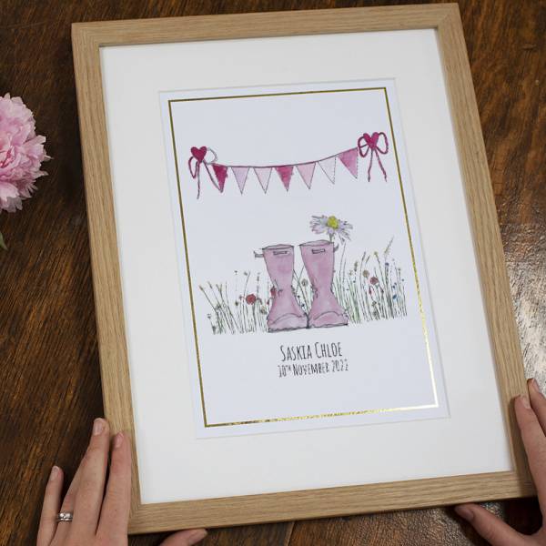 New Baby Welly Boot Print | This Is Nessie