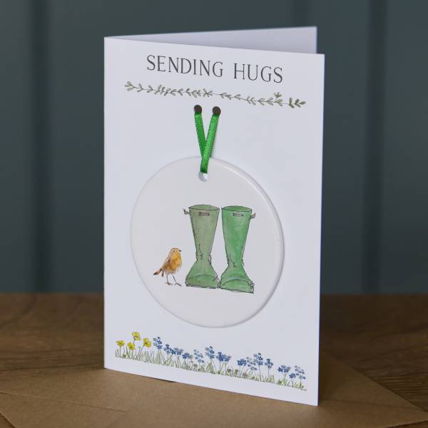 Sending Hugs Sympathy Keepsake Card Sympathy Card | This Is Nessie Sending Hugs Sympathy Keepsake Card Sympathy Card | This Is Nessie