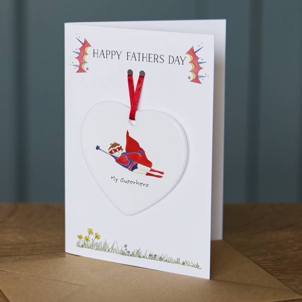 Superhero Father's Day Keepsake Card Fathers Day Card | This Is Nessie